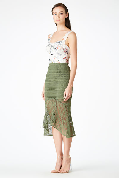 SS'18 Lace Mermaid Skirt - Gray – Duchess and Co
