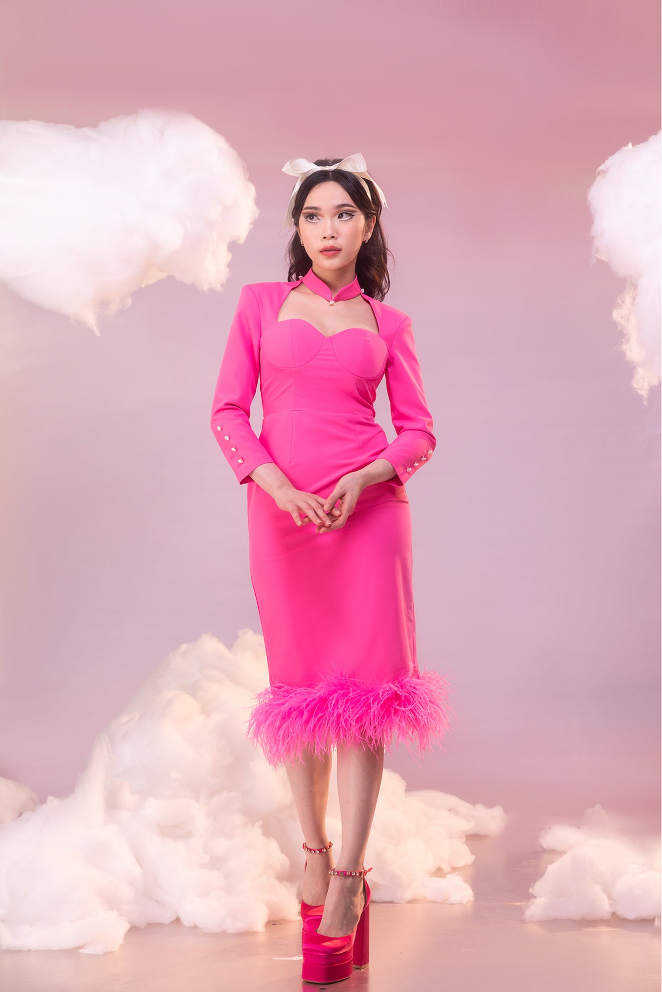 Dream'23 Limited Edition Maya Dress - Pink – Duchess and Co